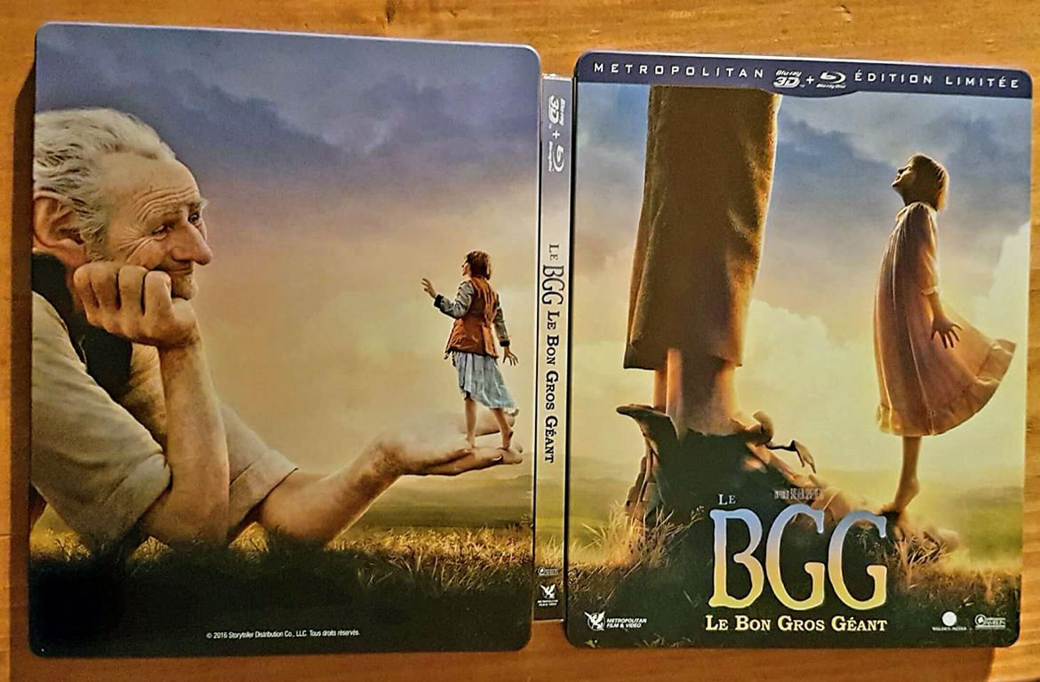 The BFG (3D+2D Blu-ray SteelBook) [France] | Hi-Def Ninja - Pop Culture ...